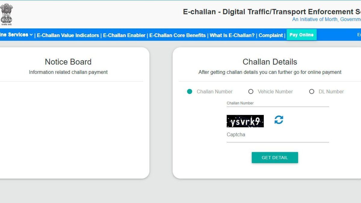 How to Pay E-Challan in Chandigarh: Check Status & Pay Challan Fees ...