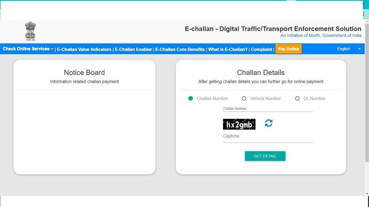 How to Pay Online Challan in Delhi - Step by Step Process - Spinny