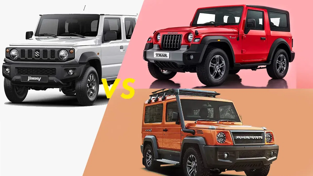 Comparison: Maruti Suzuki Jimny vs Off-Road Rivals